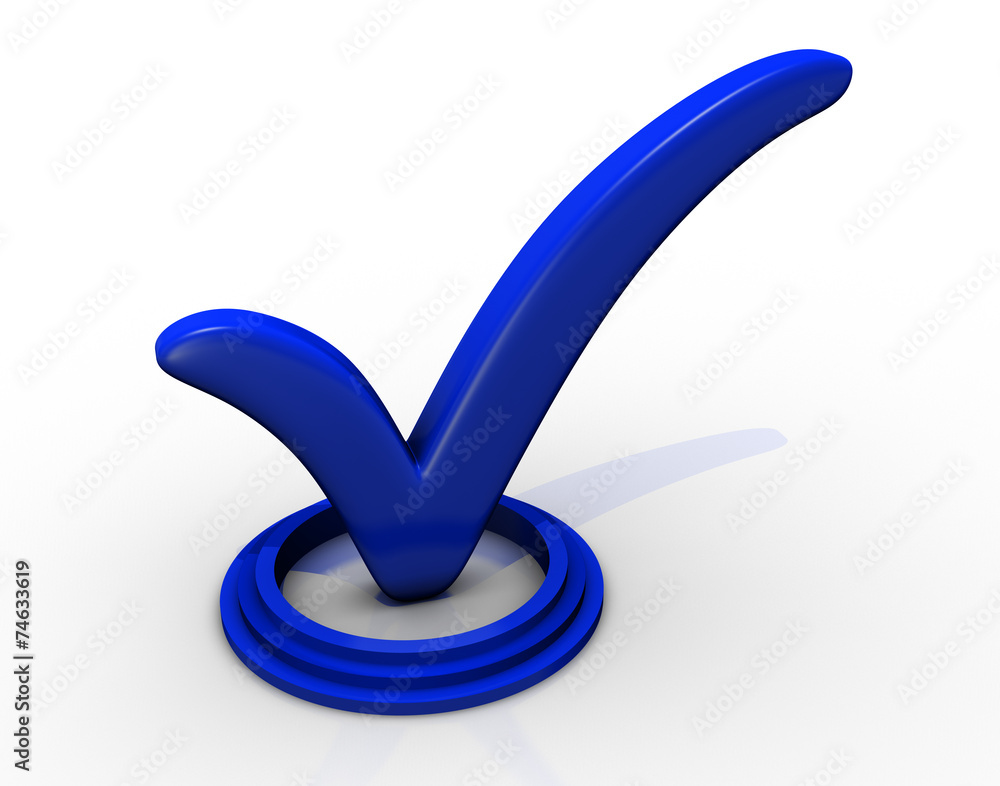 Tick Icon Stock Illustration | Adobe Stock