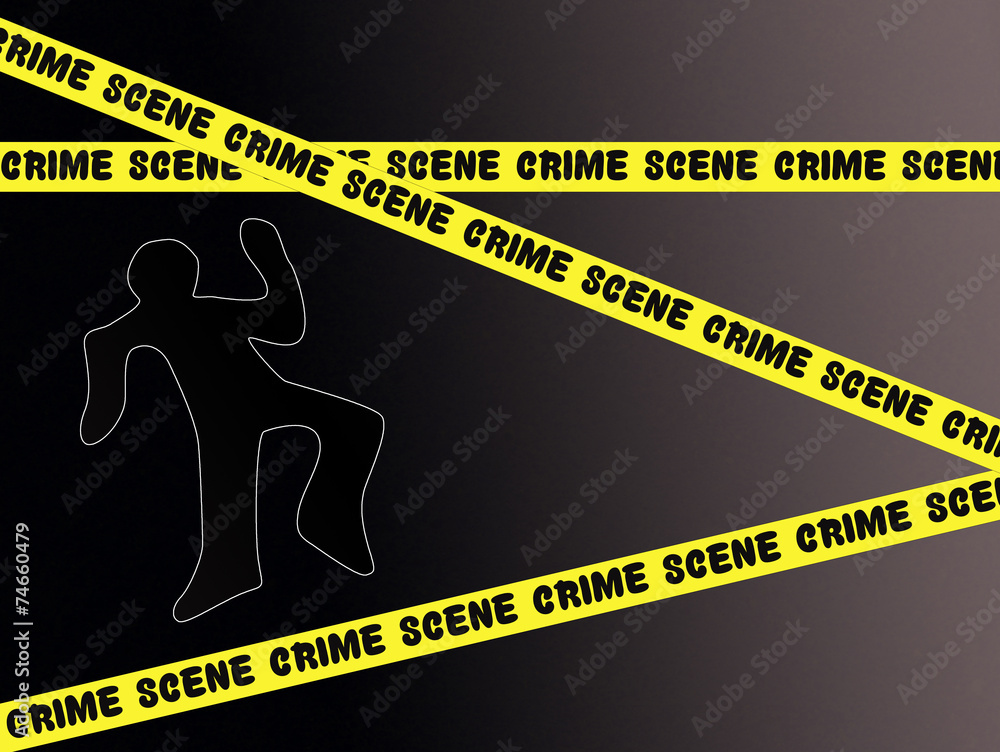 crime scene Stock Illustration | Adobe Stock