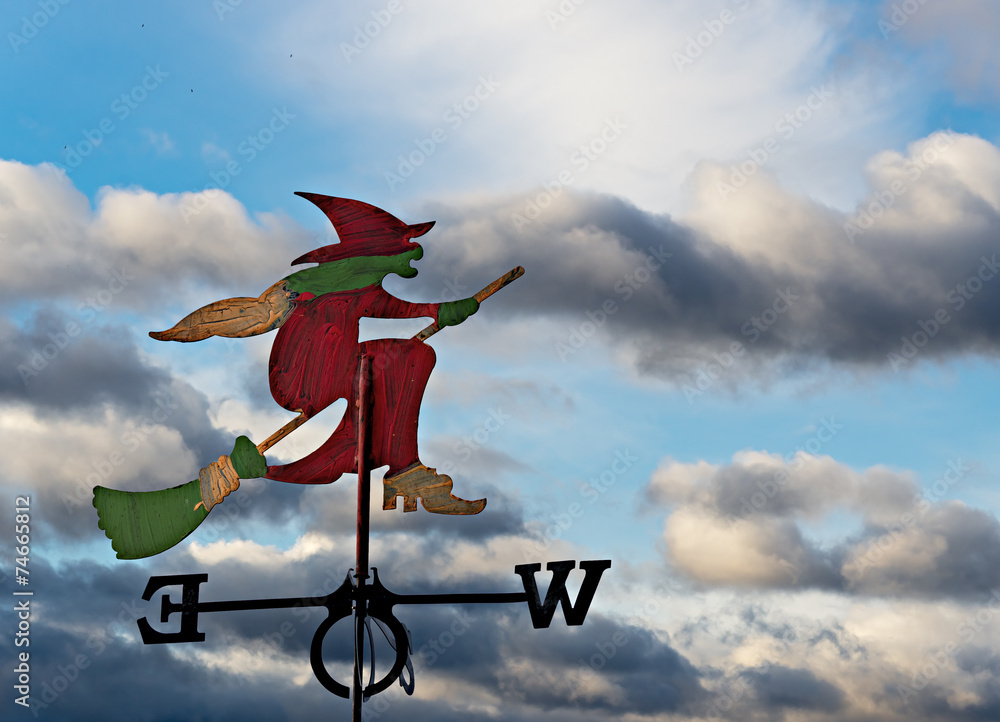 Weather vane is instrument showing direction of wind Stock-Foto | Adobe ...