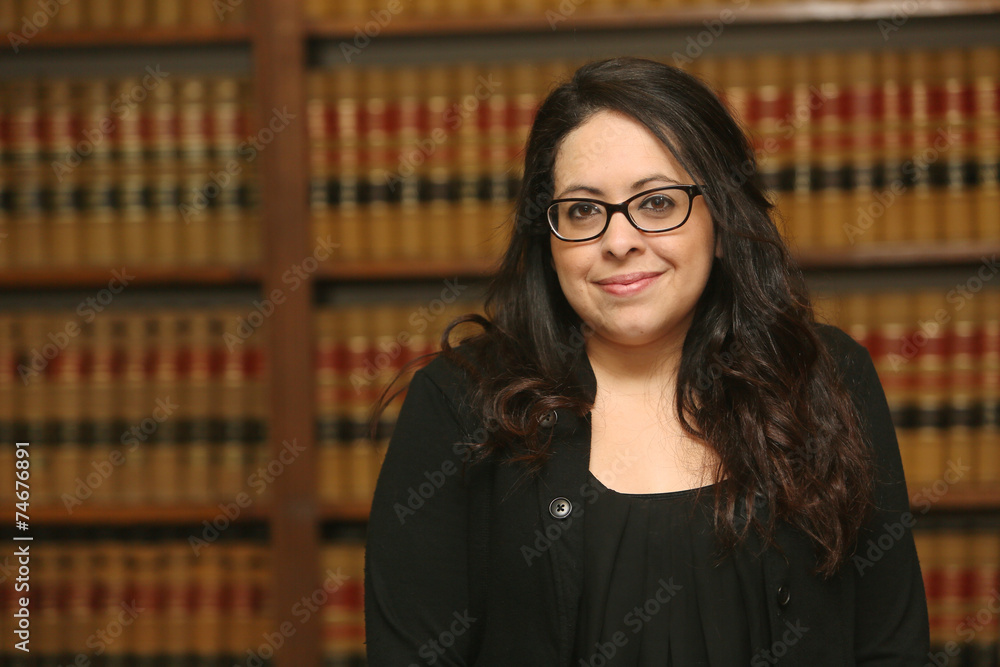 Young Female Hispanic Lawyer black dress Stock Photo | Adobe Stock