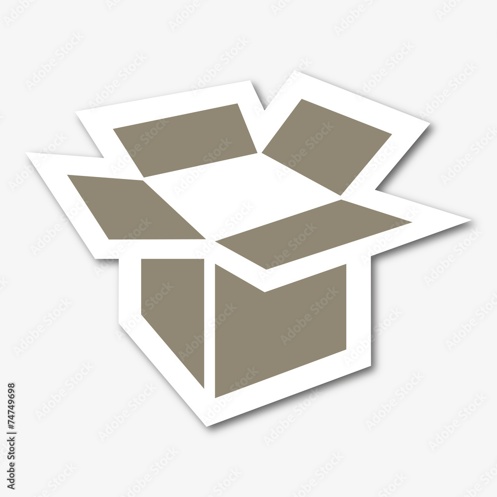 Logo carton. Stock Vector | Adobe Stock