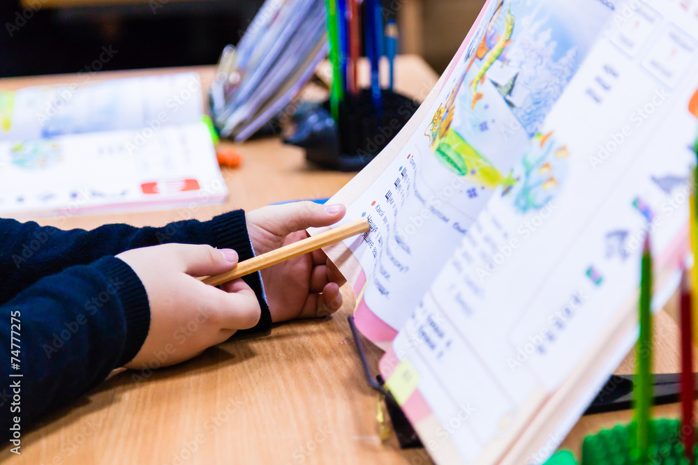 Lesson in school Stock Photo | Adobe Stock