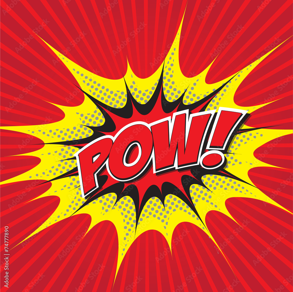Comic Pop Art Pow
