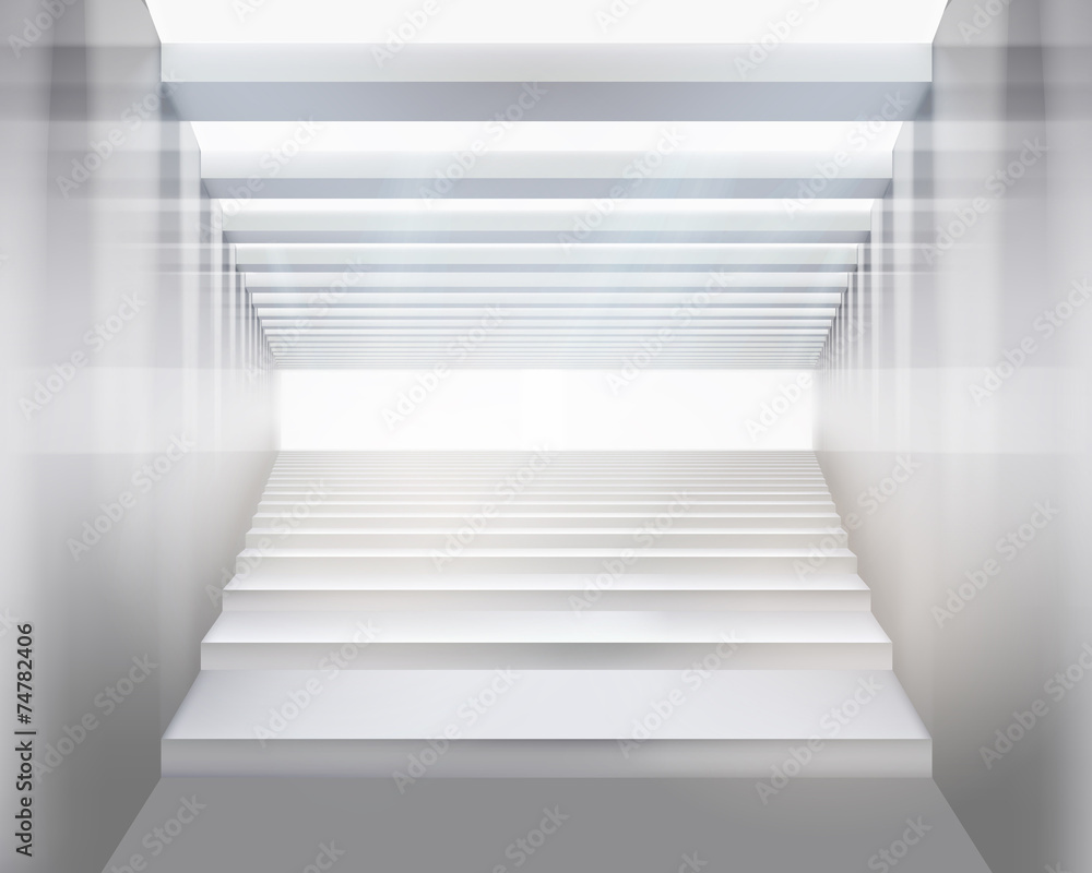 Stairs. Vector illustration. Stock Vector | Adobe Stock