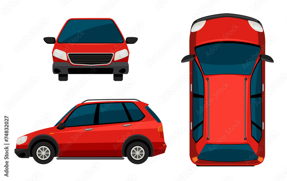 Car Stock Vector | Adobe Stock