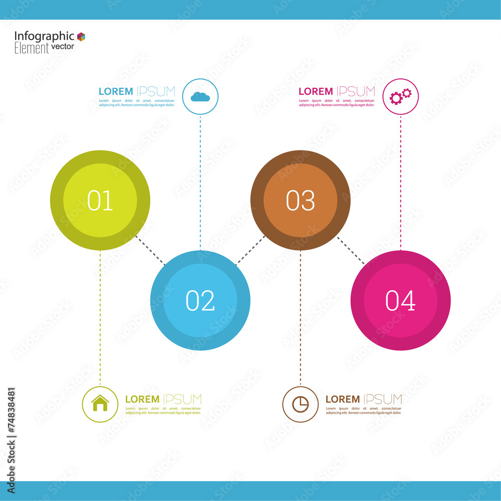 Comparative chart with templates for presentation Stock Vector | Adobe ...