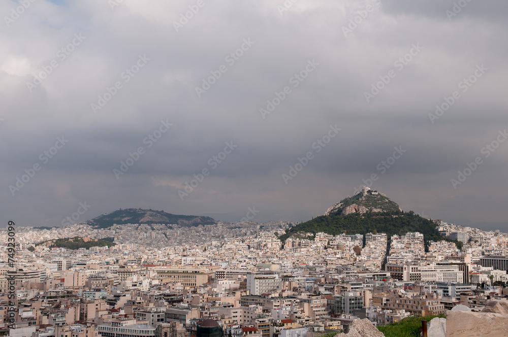 Mount Lycabettus in Athens, Greence Stock Photo | Adobe Stock