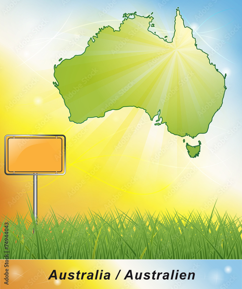 Erstaunlich Australien Karte Stdte Fotos