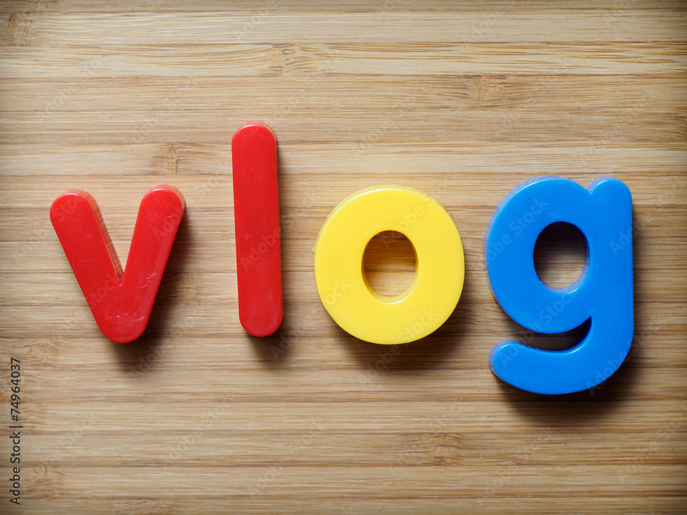 Vlog concept Stock-Foto | Adobe Stock