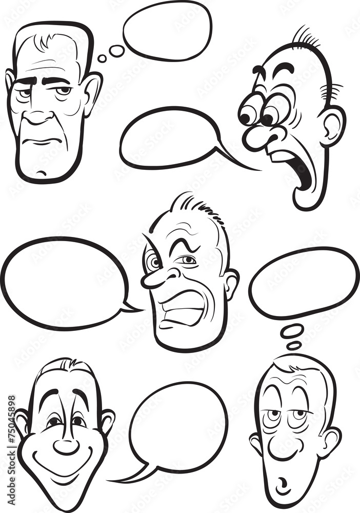 Emotional Faces Drawing