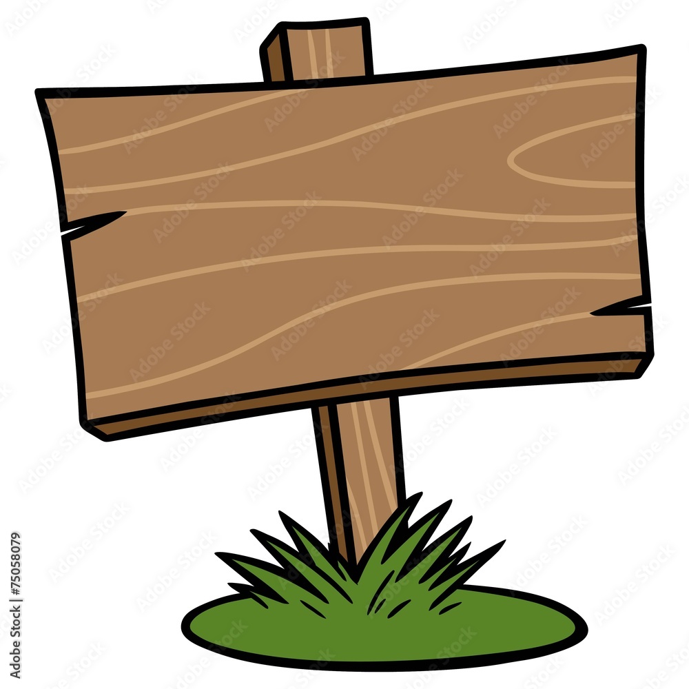 Wood Sign vector de Stock | Adobe Stock