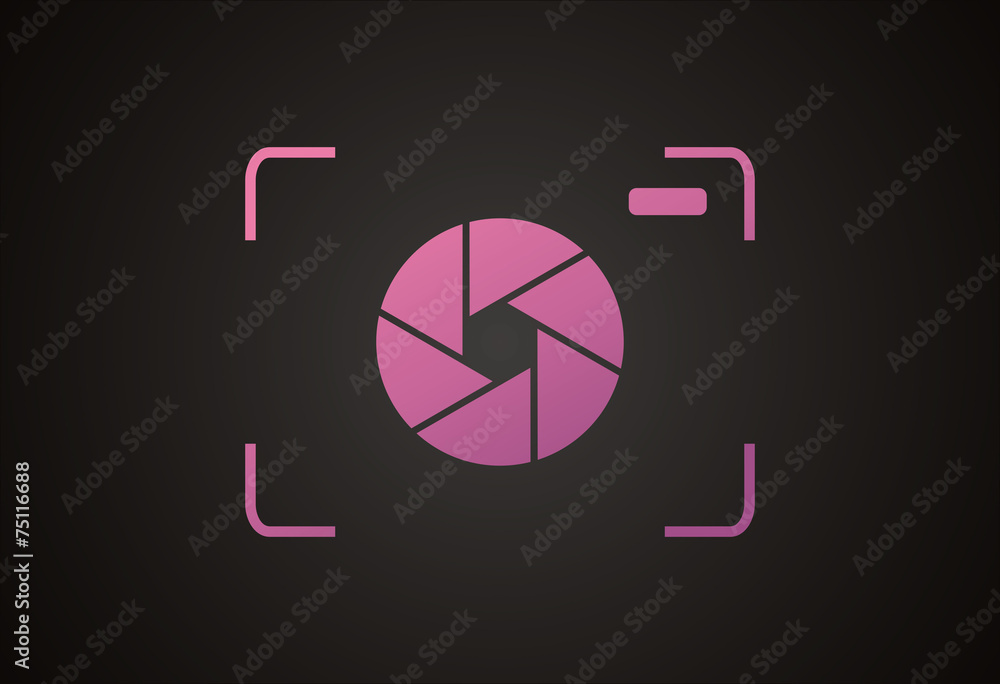 Camera icon logo vector Stock ベクター | Adobe Stock