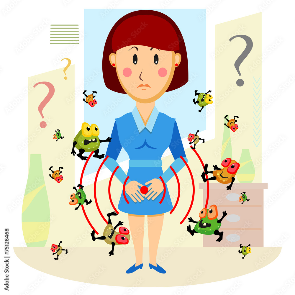 Women health problems Stock Vector | Adobe Stock