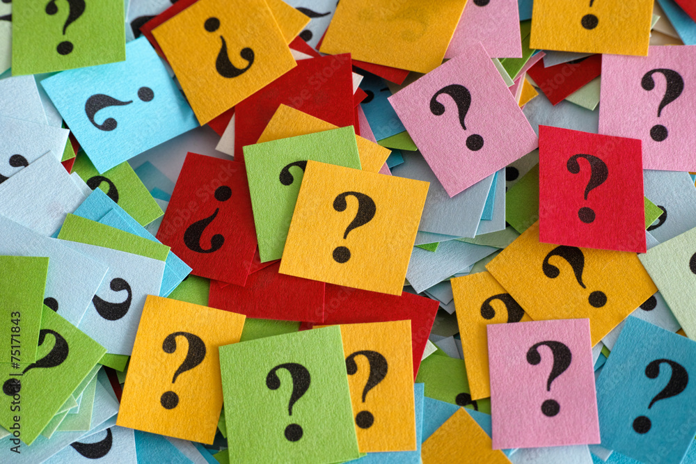Foto Stock Too Many Questions | Adobe Stock