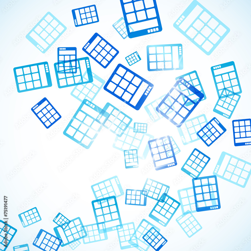 abstract background: calculator Stock Vector | Adobe Stock