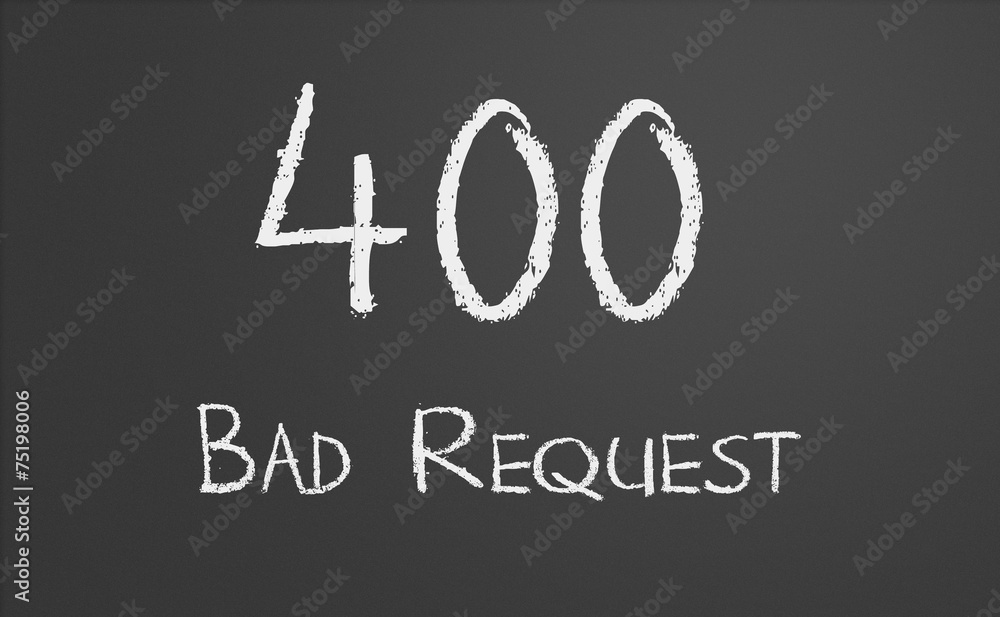 HTTP Status code 400 Bad Request Stock Illustration | Adobe Stock