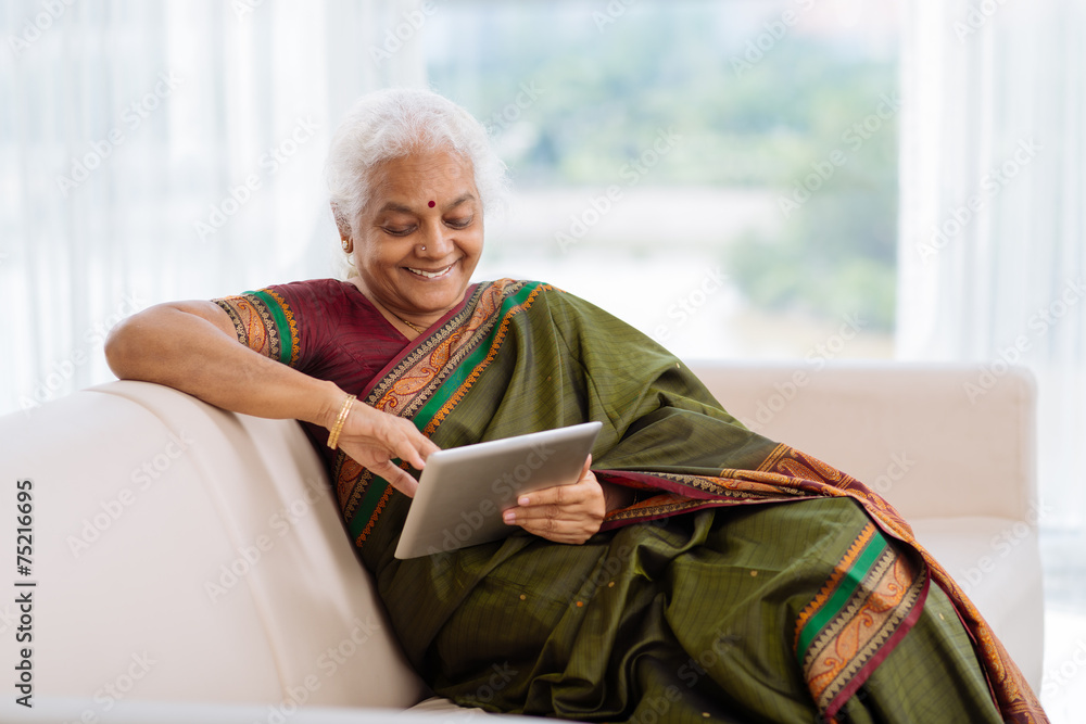 Modern Indian woman Stock Photo | Adobe Stock