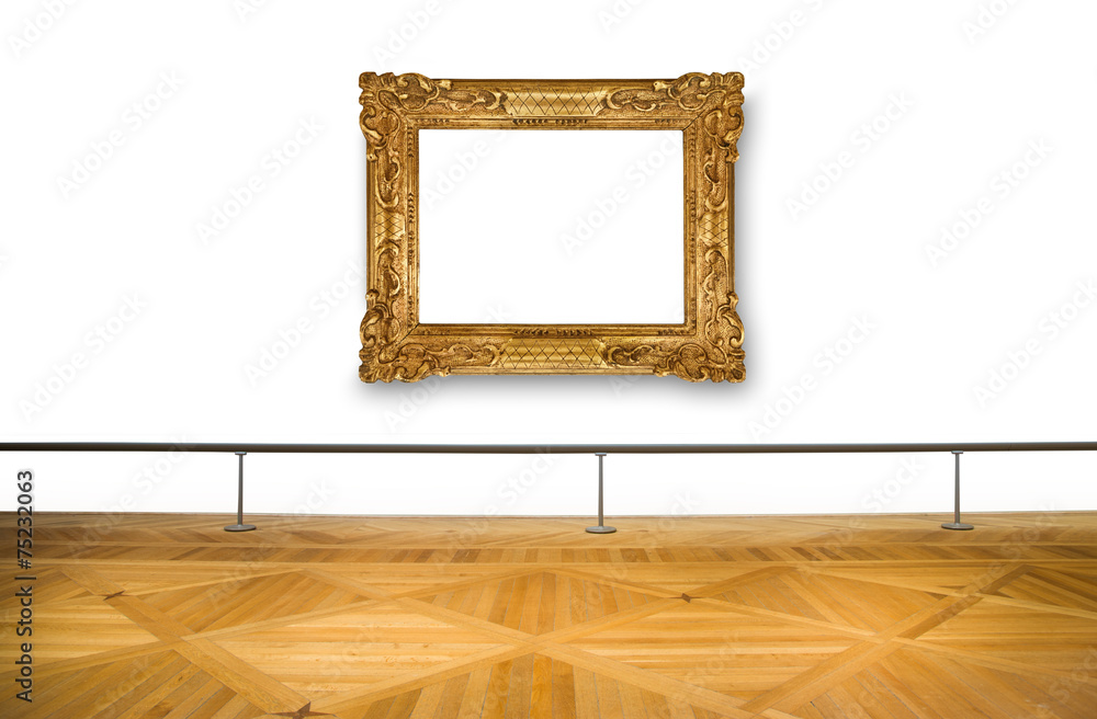 Foto Stock quadro vuoto al museo | Adobe Stock