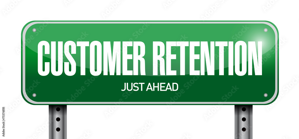 customer retention sign illustration Stock Illustration | Adobe Stock
