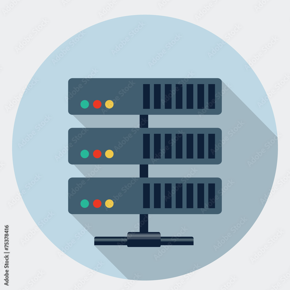 Server icon Stock Vector | Adobe Stock