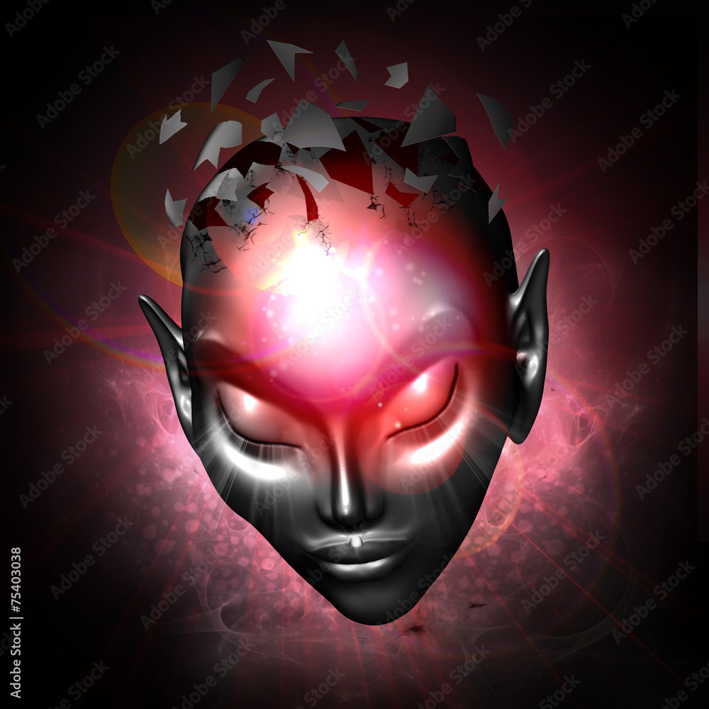 Illustrazione Stock Alien Mental System | Adobe Stock