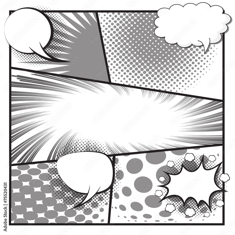 Comic background Stock Vector | Adobe Stock