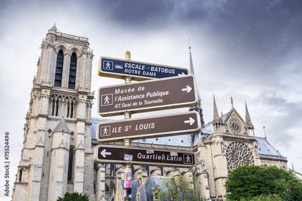 Sign and symbol in Paris Stock Photo | Adobe Stock