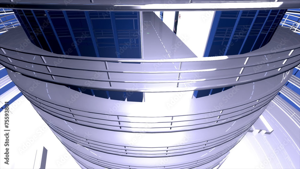 Ultra Modern Data Center 3D Animation Photorealistic HQ 3D Stock Video ...