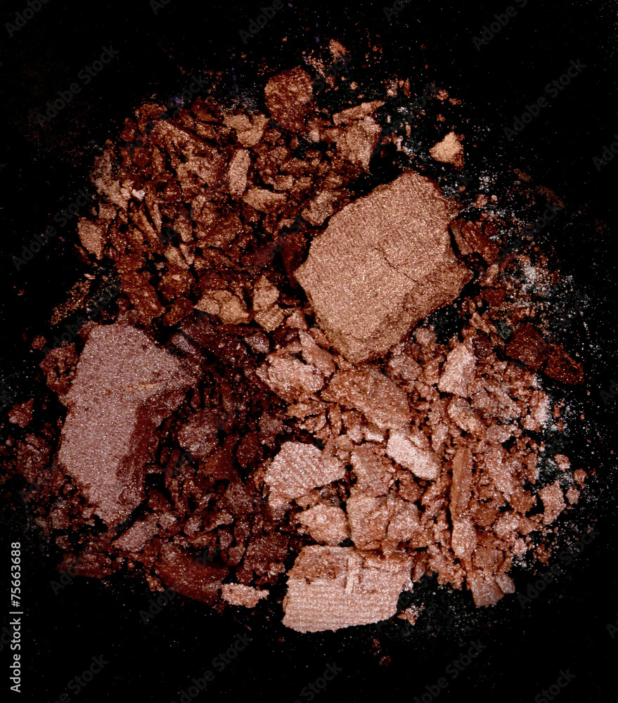 Close up of a make up powder on black background Stock Photo | Adobe Stock
