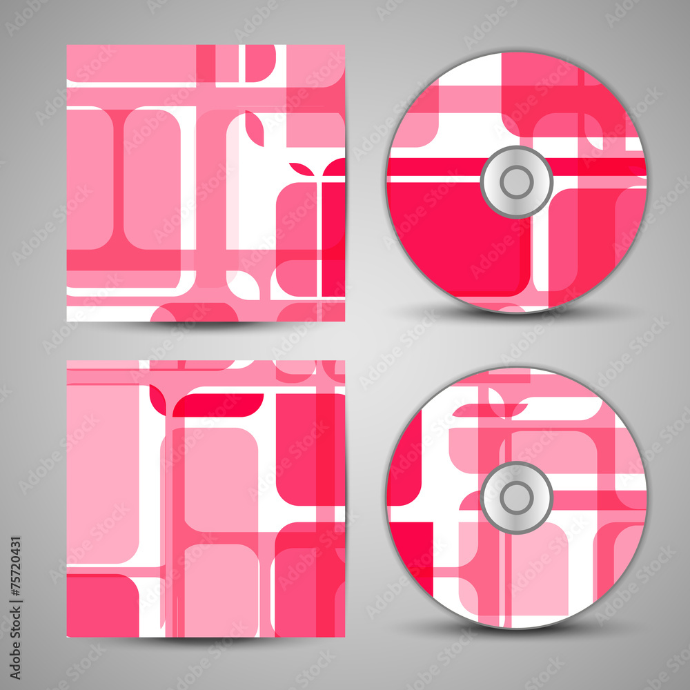 Vector cd cover set for your design Stock Vector | Adobe Stock