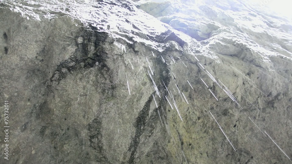 Water dripping in a cave Stock Video | Adobe Stock