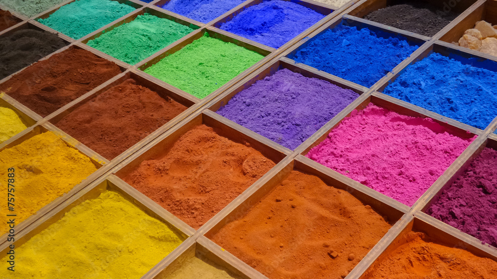 Colorful pigments Photos | Adobe Stock