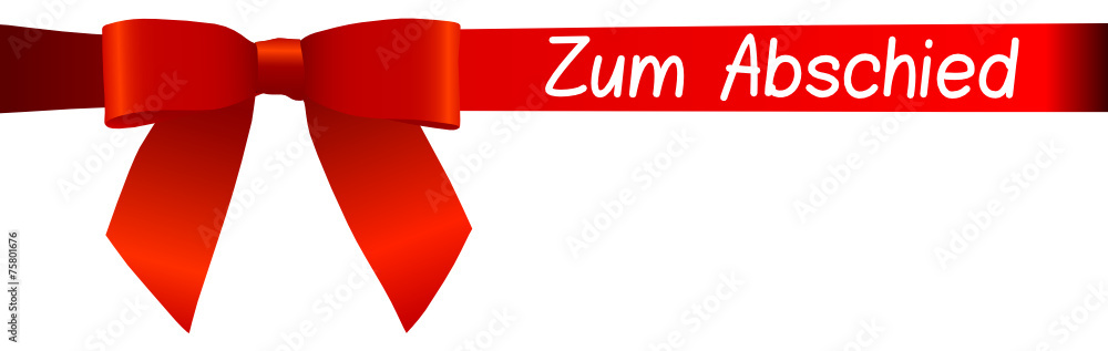 Zum Abschied Stock Vector | Adobe Stock
