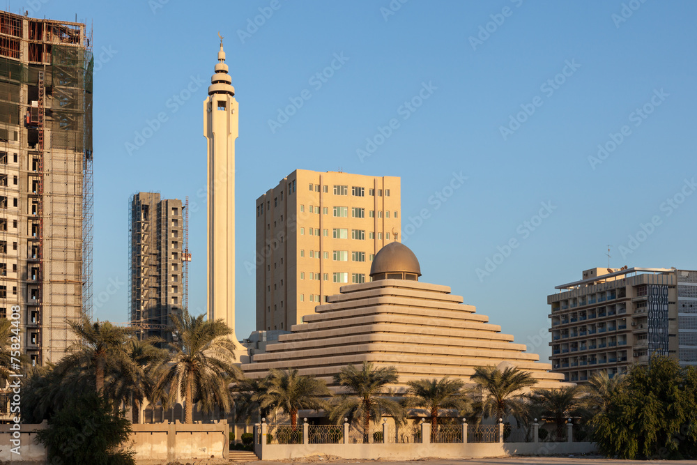 Pyramid Mosque in Kuwait City, Middle East Stock Photo | Adobe Stock
