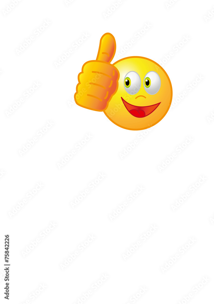 Vetor de Smiley Daumen hoch do Stock | Adobe Stock