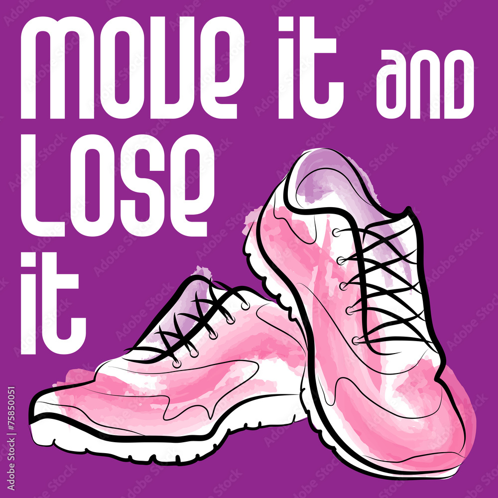 Move It Sneakers vector de Stock | Adobe Stock