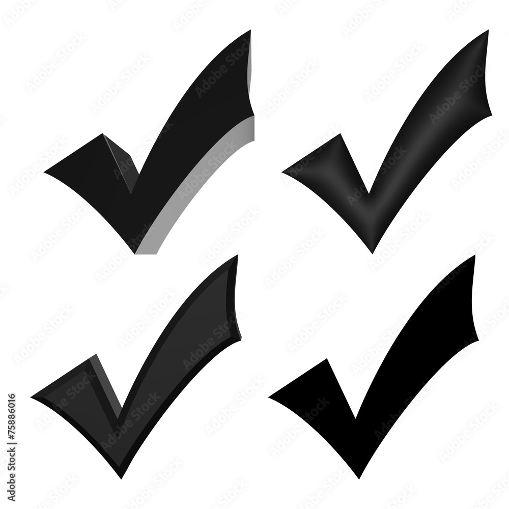 black-v-check-marks-ilustraci-n-de-stock-adobe-stock