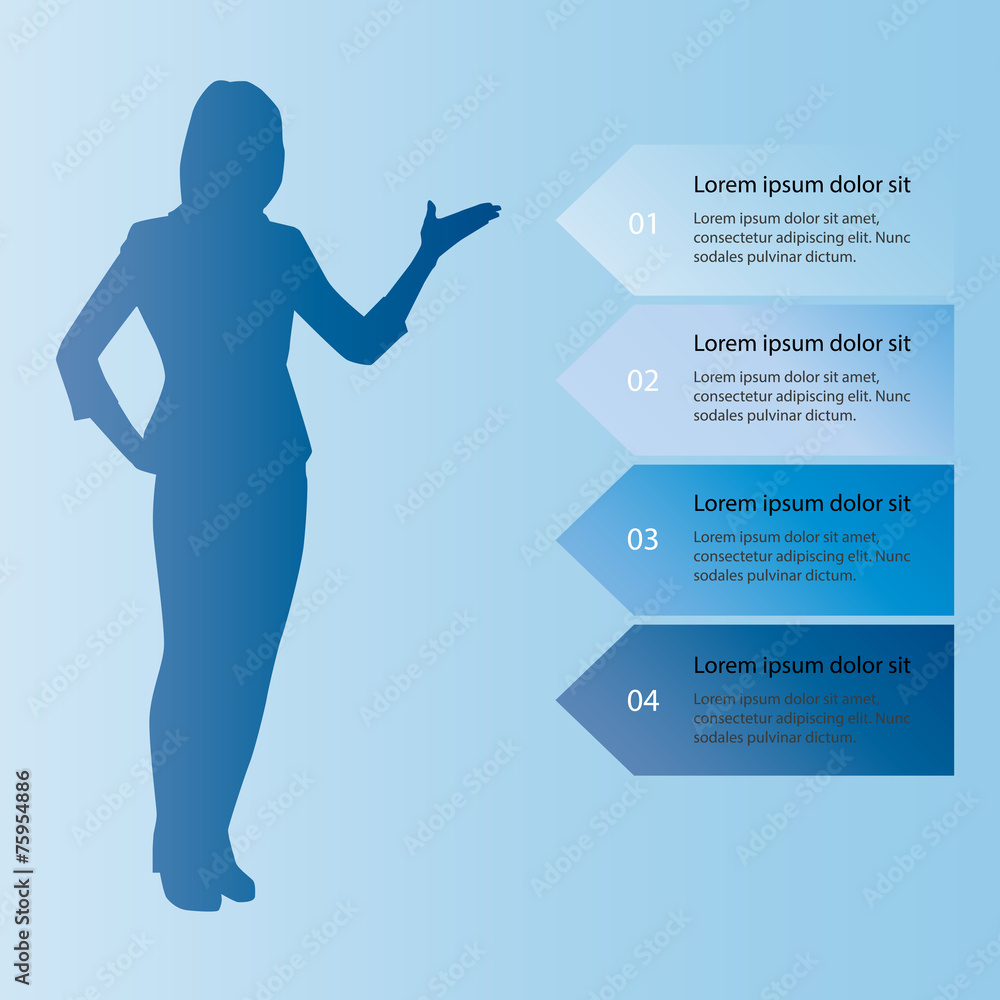 Vector figure presents infographics Stock Vector | Adobe Stock