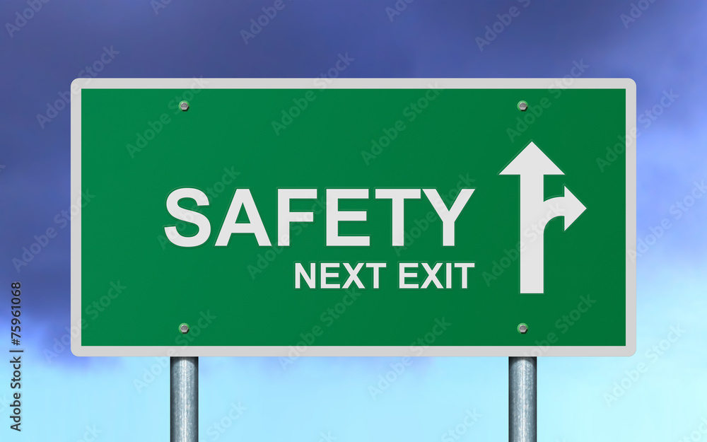 Next Exit Road Sign