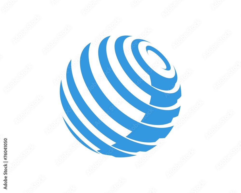 globe logo template v.2 Stock Vector | Adobe Stock