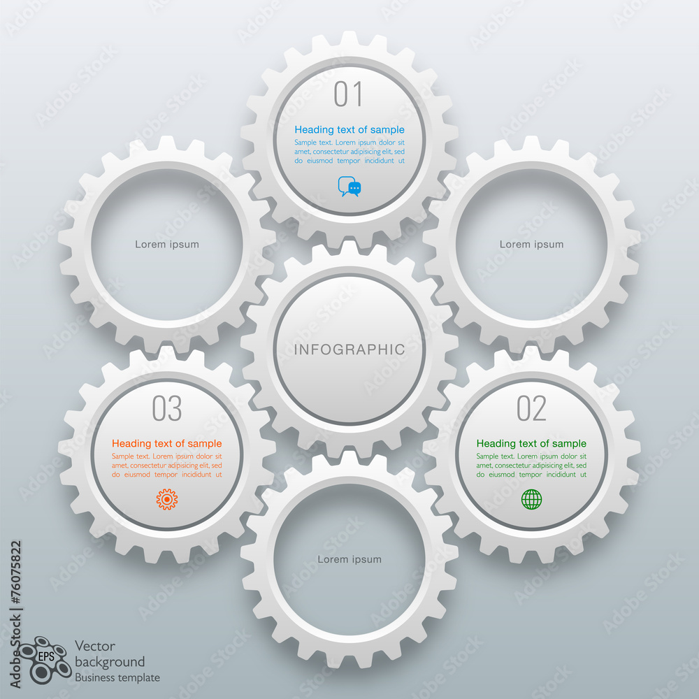 Gear and cog graphics #Vector Chart Design Stock Vector | Adobe Stock
