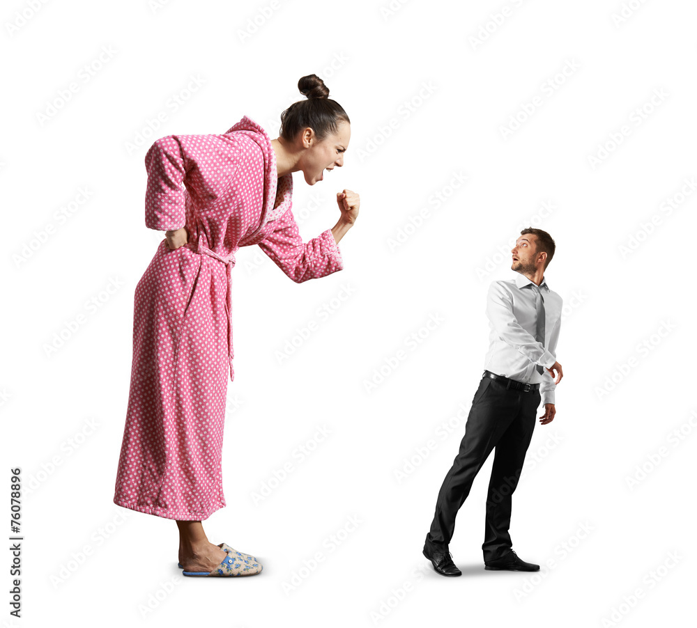 Woman Scared Of Man