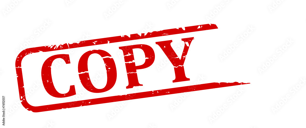 Red stamp with the word copy - vector svg Stock Vector | Adobe Stock