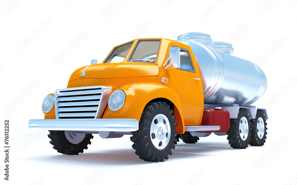 cartoon tanker truck Stock Photo | Adobe Stock
