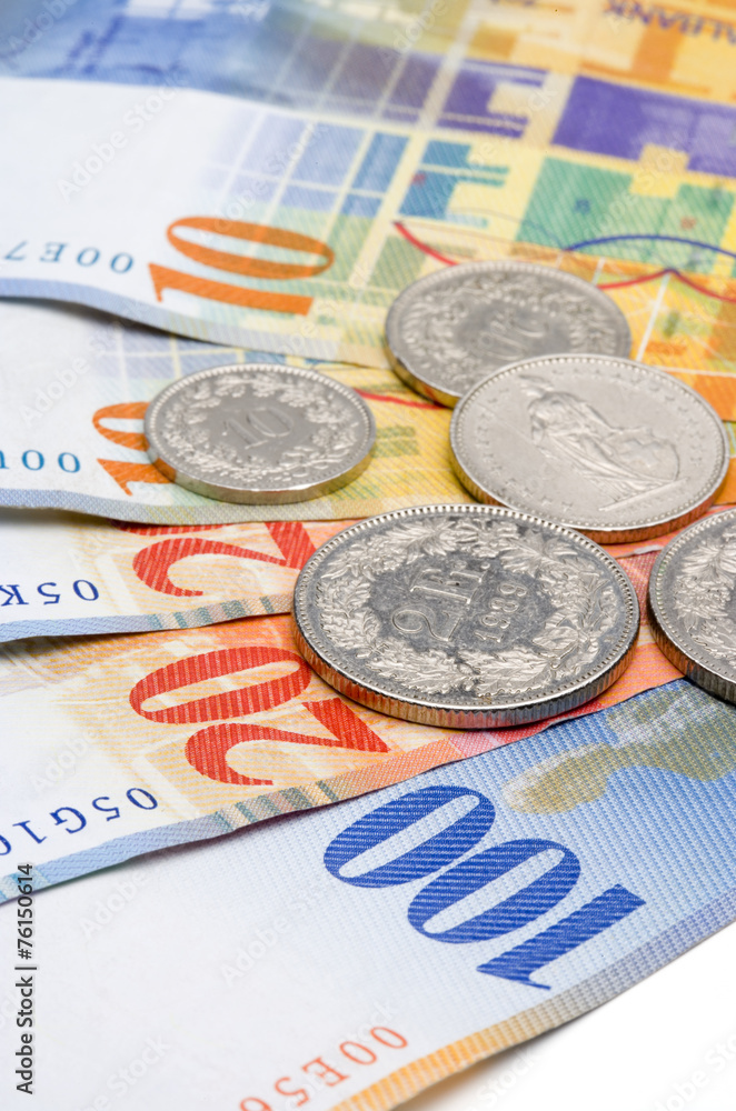 Schweizer Franken Stock-Foto | Adobe Stock