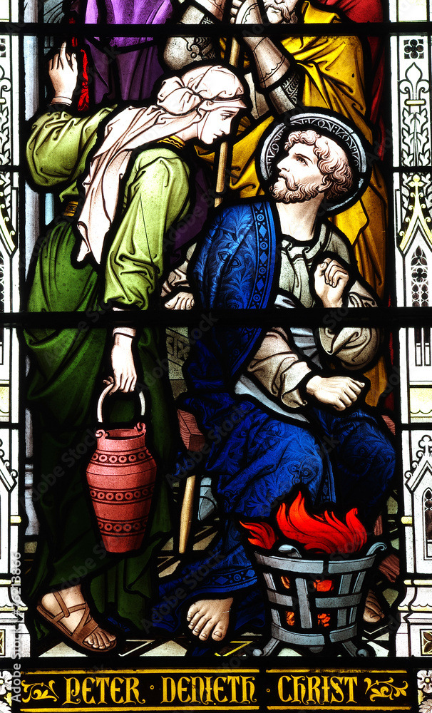 Poster St. Peter denies Jesus Christ – Wall Art | UkPosters
