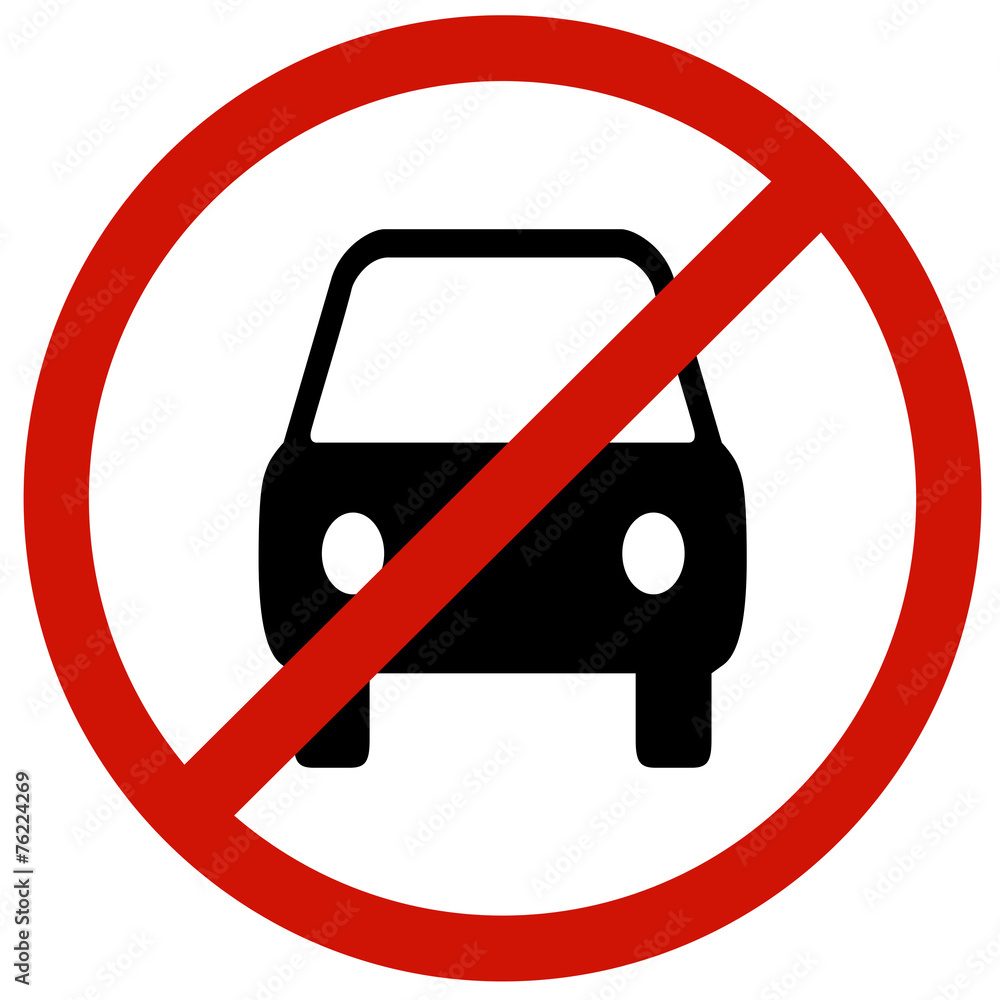 car no entry sign board Stock Illustration | Adobe Stock