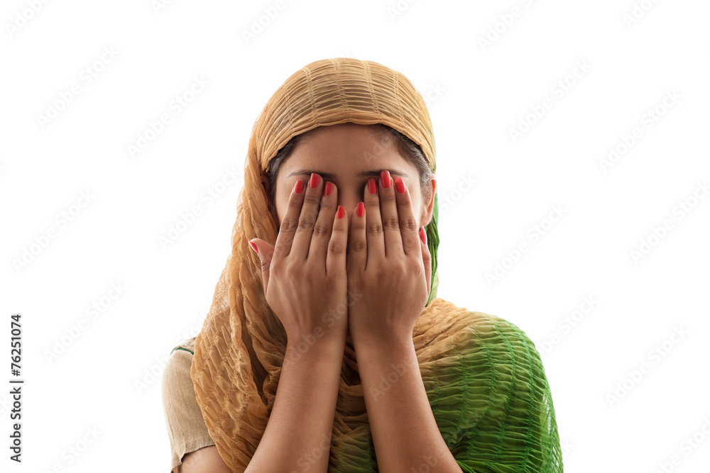 Muslim Baby Praying Crying
