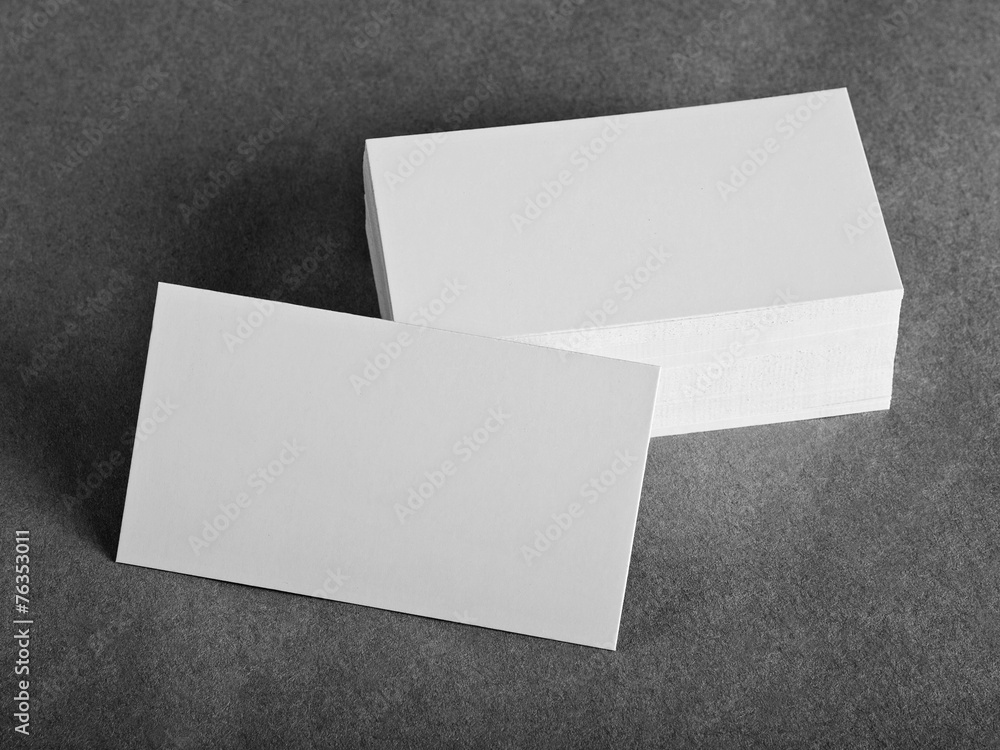 blank business cards Stock Photo | Adobe Stock