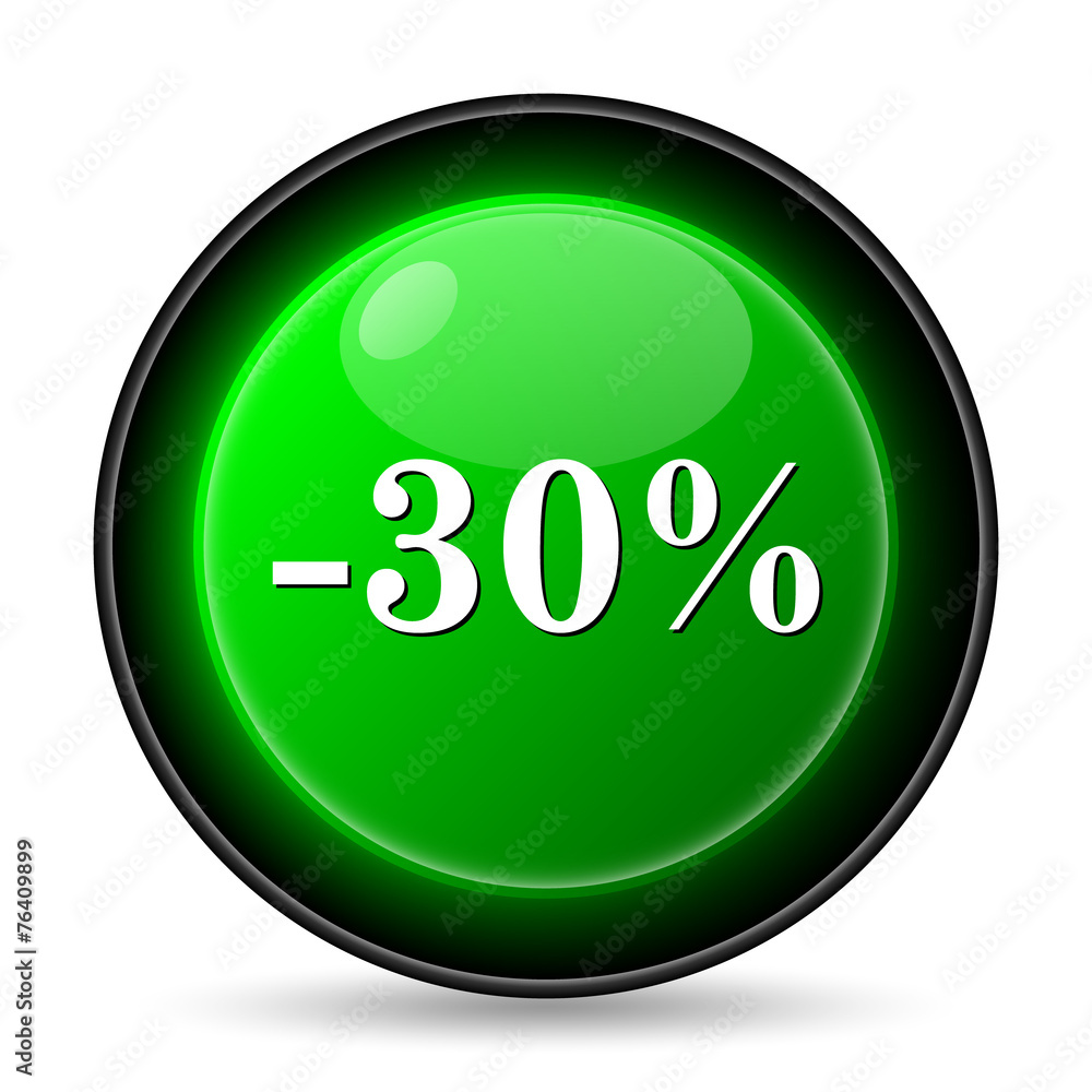30 Percent Discount Icon Stock Illustration Adobe Stock